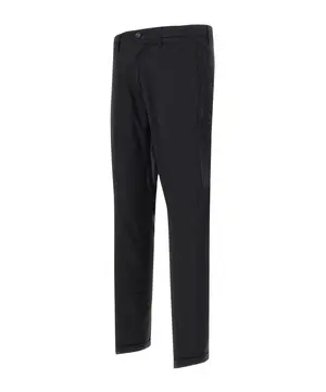 RE-HASH Slim Fit Chinos With Button Closure - Black
