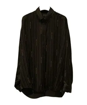 Balenciaga Long Sleeve Button-up Shirt With Classic Collar