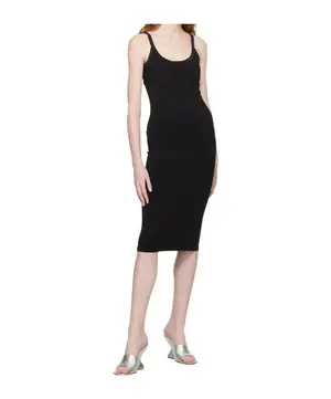 Alexander Wang Embellished Scoop Neck Midi Dress