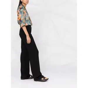 Off-White Abstract Print Lapel Shirt