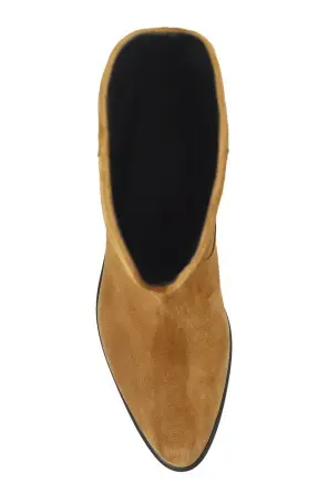 Isabel Marant Étoile Metallic-toe Slip-on Cowboy Boots - Brown