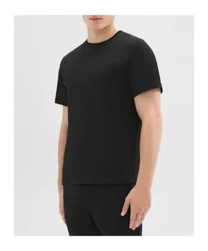 Theory Precise Short-sleeved Crewneck T-shirt - Black