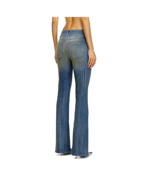 DIESEL® D-propol 0cbcx Mid-rise Flared Jeans