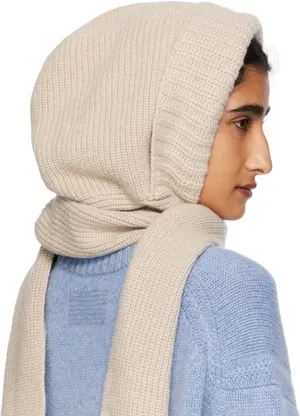 YVES SALOMON Hooded Scarf