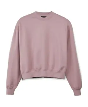 Y3 Brushed Terry Boxy Crew Sweatshirt - Magic Fuchsia