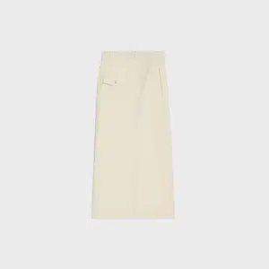 Celine Diagonal Wool Cropped Trousers