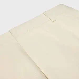 Celine Diagonal Wool Cropped Trousers