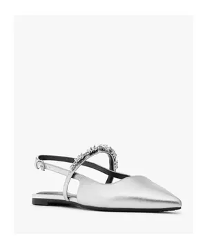 Michael Kors Dina Pointed Toe Flat Slingbacks