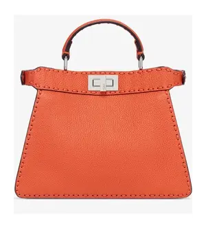 Fendi Peekaboo Iseeu Small Tote Bag - Red