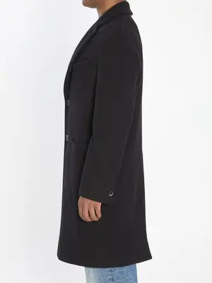Barena Venezia Lanoso Single-breasted Coat - Black