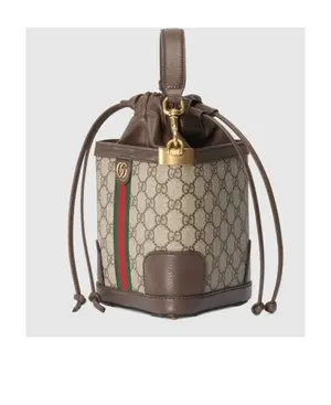 Gucci Ophidia Gg-canvas Bucket Bag