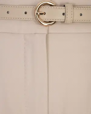 Max Mara Belted Pleated Trousers