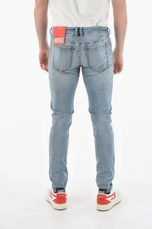 DIESEL® Mid-rise Skinny Jeans With Logo Detail