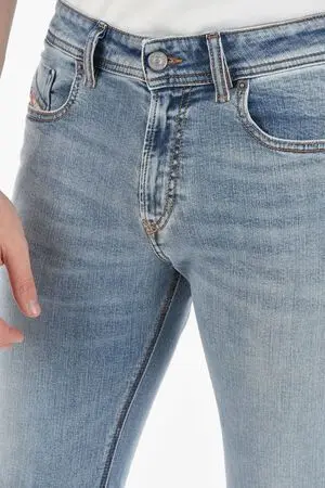 DIESEL® Mid-rise Skinny Jeans With Logo Detail