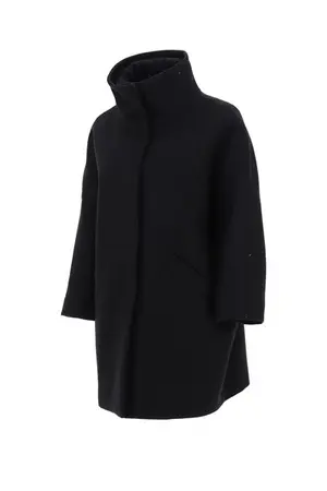 Herno Snap-buttoned High Neck Jacket