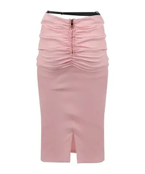 Versace High-waisted Skirt With Medusa Details