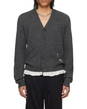 MAISON MARGIELA Distressed Buttoned Cardigan