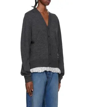 MAISON MARGIELA Distressed Buttoned Cardigan