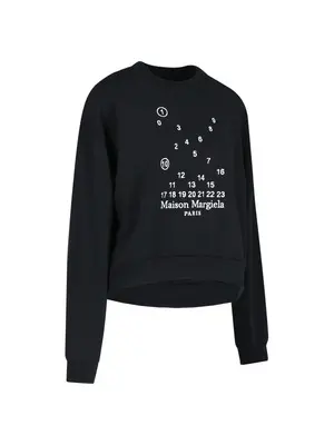 MAISON MARGIELA Printed Crewneck Sweatshirt