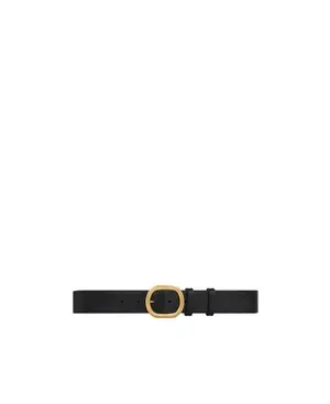 Celine Large Lulu Belt In Vintage Calfskin - Black