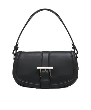 Alexander McQueen T-bar Satchel Bag - Black