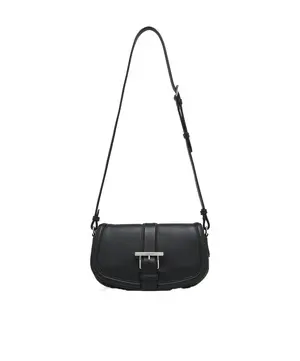 Alexander McQueen T-bar Satchel Bag - Black