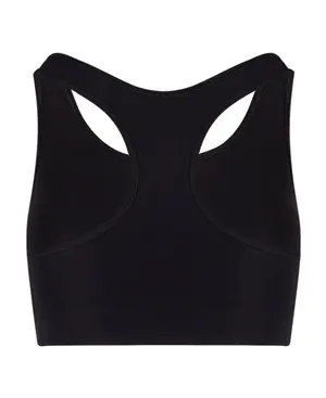 JIL SANDER Logo Sport Bra Top - Black