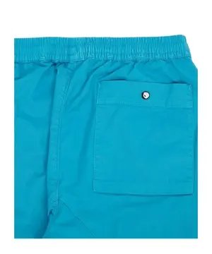 C.P. COMPANY Elastic Waist Cargo Pants With Zippered Pocket - Blue