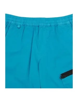 C.P. COMPANY Elastic Waist Cargo Pants With Zippered Pocket - Blue