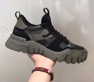 Valentino Garavani Rockrunner Plus Camouflage Sneakers