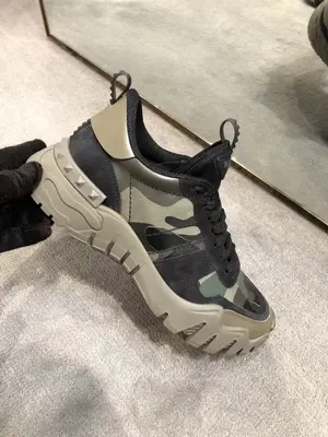 Valentino Garavani Rockrunner Plus Camouflage Sneakers