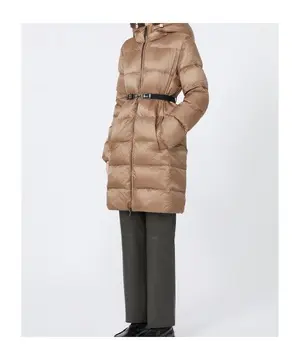 Max Mara Hooded Belted Puffer Jacket