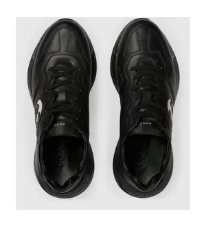 Gucci Interlocking G Rhyton Sneakers - Black