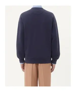 Valentino Garavani Cotton Sweatshirt With Embroidered Patch - Black