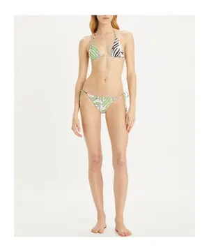 Tory Burch Graphic-print Bikini Bottom - White