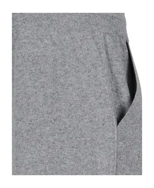 Loro Piana Drawstring Knitted Pants - Gray