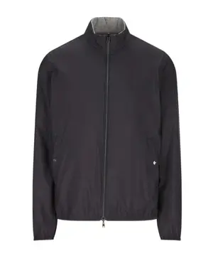 Herno Zip-up Reversible Bomber Jacket - Black