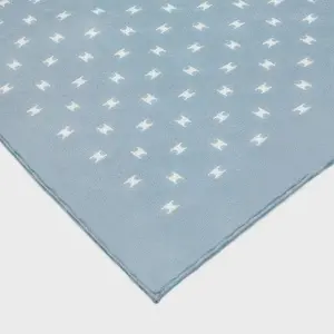 Celine Square In Triomphe Silk Twill - Blue