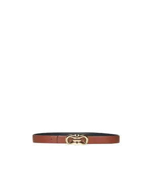 FERRAGAMO Salvatore Ferragamo Gancini Buckle Belt Brown