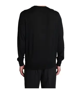 Zegna Long Sleeve Crewneck Jumper - Black