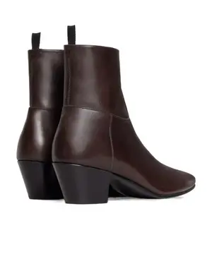 Celine Jacno Zipped Boot In Calfskin