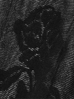 Magda Butrym Jacquard Knitted Mesh Dress
