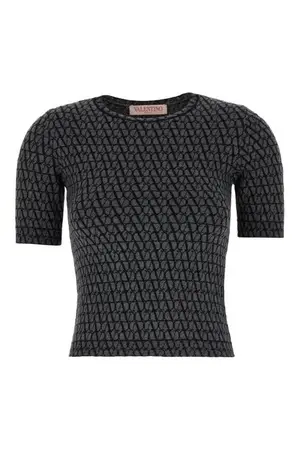 Valentino Garavani Toile Iconographe Knitted Top