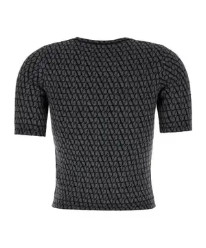 Valentino Garavani Toile Iconographe Knitted Top