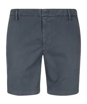 DONDUP Logo Detail Shorts - Black