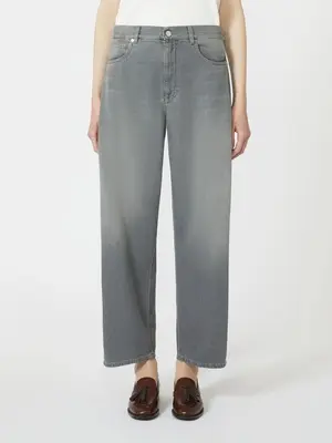 Max Mara Allegra Denim Jeans - Medium Gray