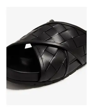Bottega Veneta Cross-over Leather Sandals