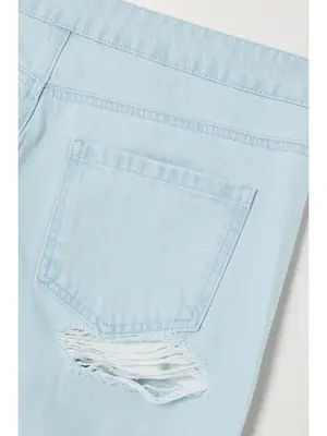 16Arlington High-waisted Flared Jeans With Ripped Detail