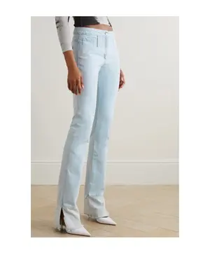 16Arlington High-waisted Flared Jeans With Ripped Detail
