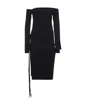 ROTATE BY BIRGER CHRISTENSEN Cut Out Detail Midi Dress